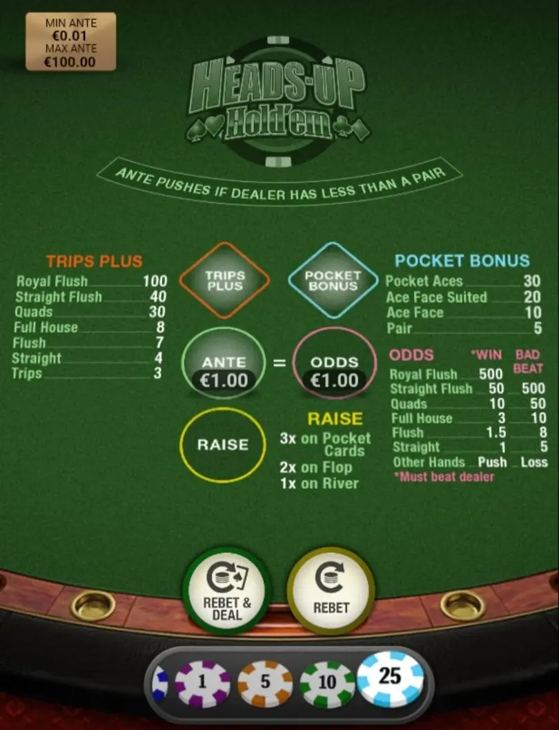Heads-Up Hold’em | Online Free Play & Guide